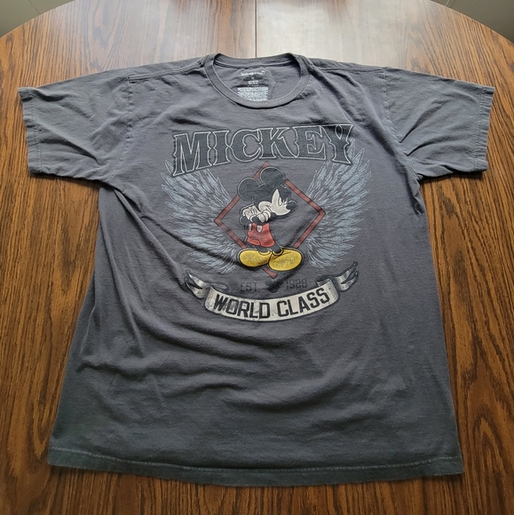 Disney | Shirts | Disney Mickey Mouse World Class Tshirt Xl | Poshmark